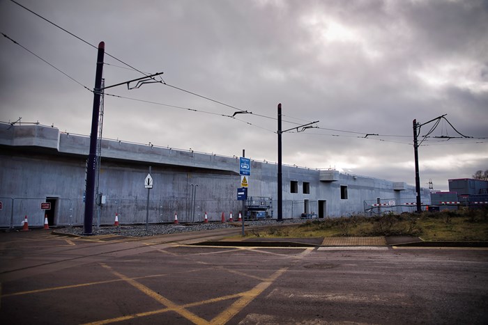 Giant Metro delta junction in Wednesbury entering final construction phase
