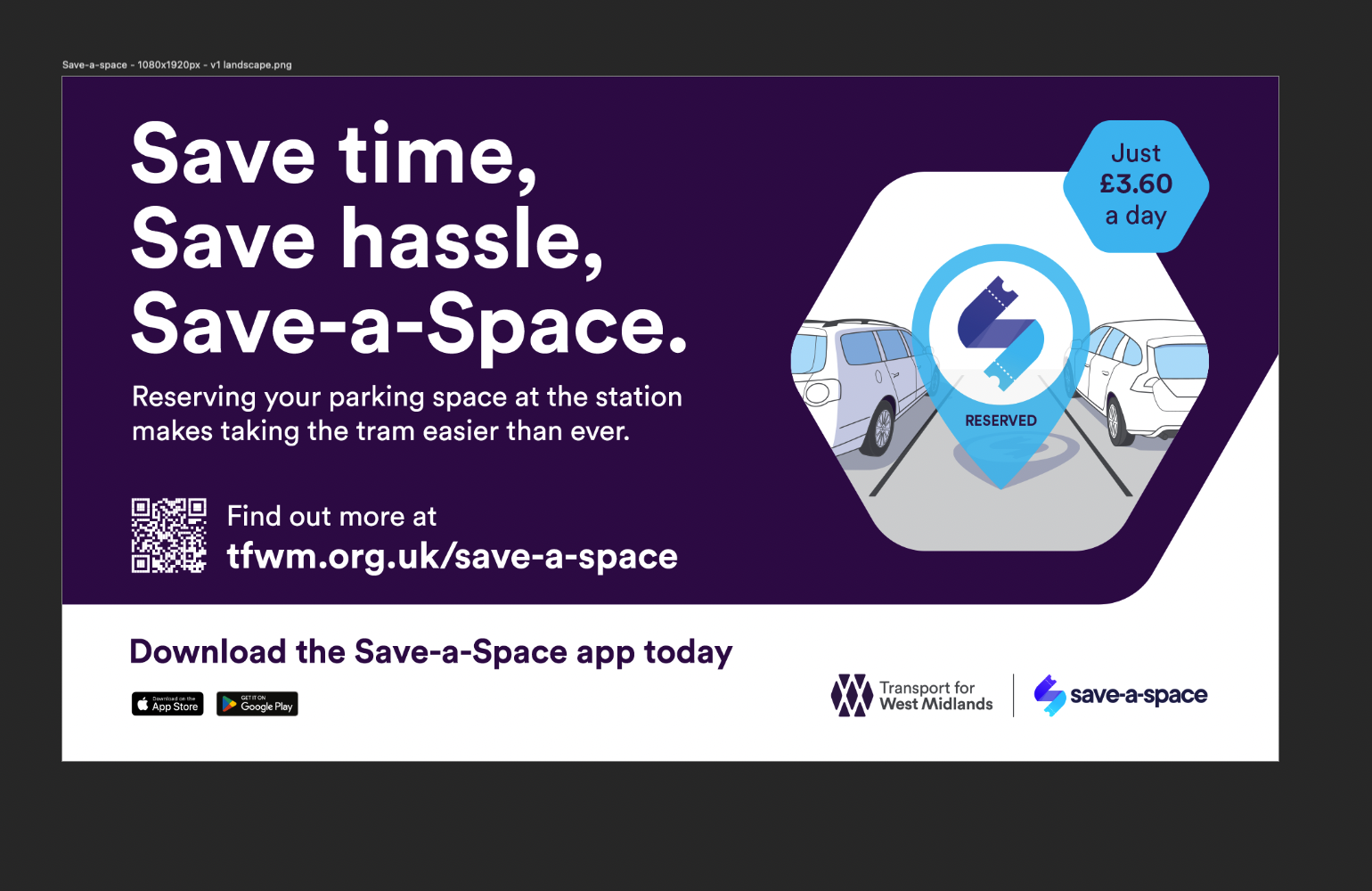 "Save-a-Space" for a new hassle-free park and ride experience